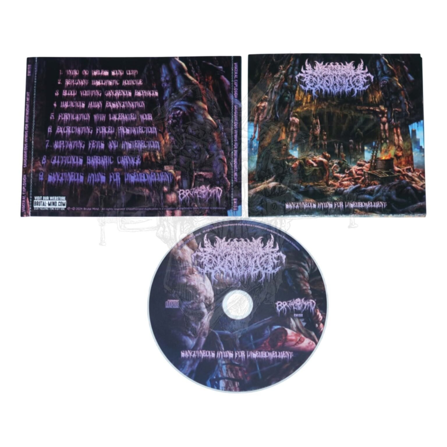 CD – VISCERAL EXPLOSION – Sanguineous Hymns For Disembowelment – BRUTAL ...