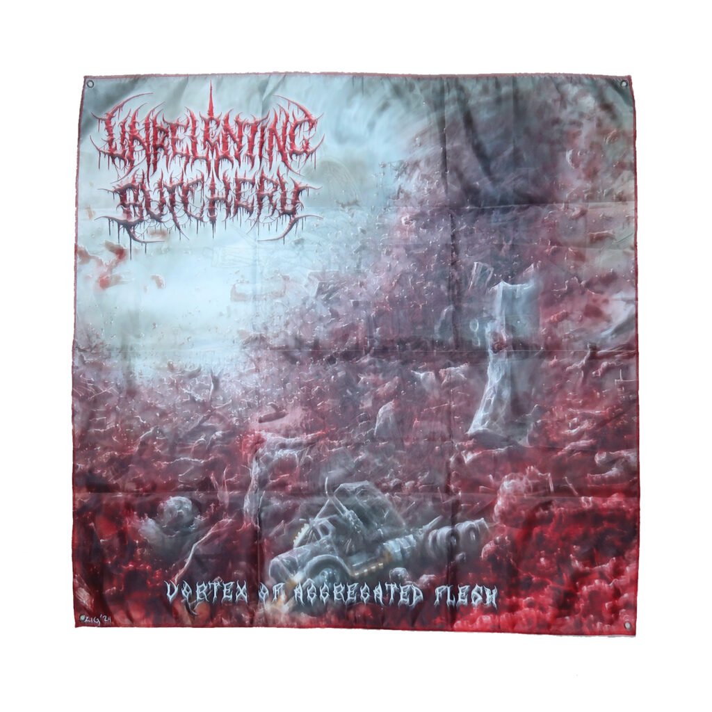 FLAG – UNRELENTING BUTCHERY – Vortex Of Aggregated Flesh – BRUTAL MIND